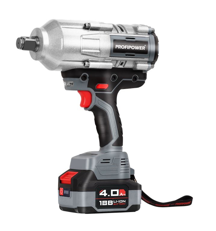 Аккумуляторный гайковерт ProfiPower T-2000N (Li-ion-1шт, 6.0Ач, 2000Нм, З/У, в кейсе) в интернет ...